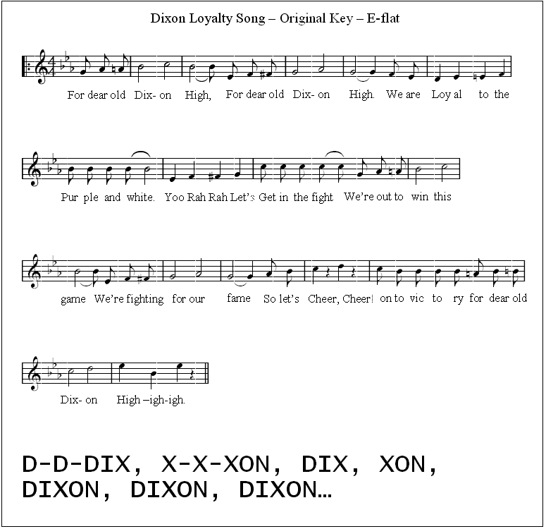 Dixon High School Class of 1958